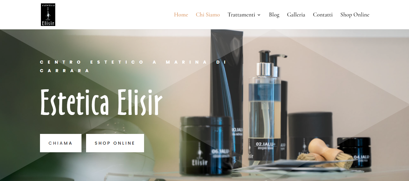 Il nuovo sito è finalmente Online! - Estetica Elisir